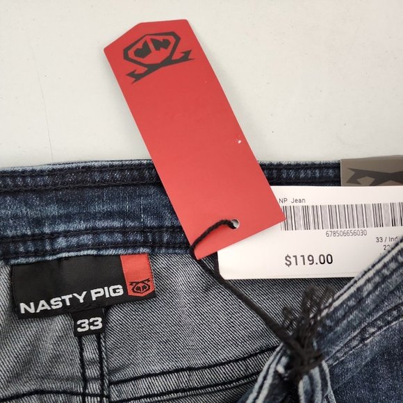 Nasty Pig | Jeans | New Nasty Pig Size 33 X 33 Mens Jeans 2223 Indigo ...